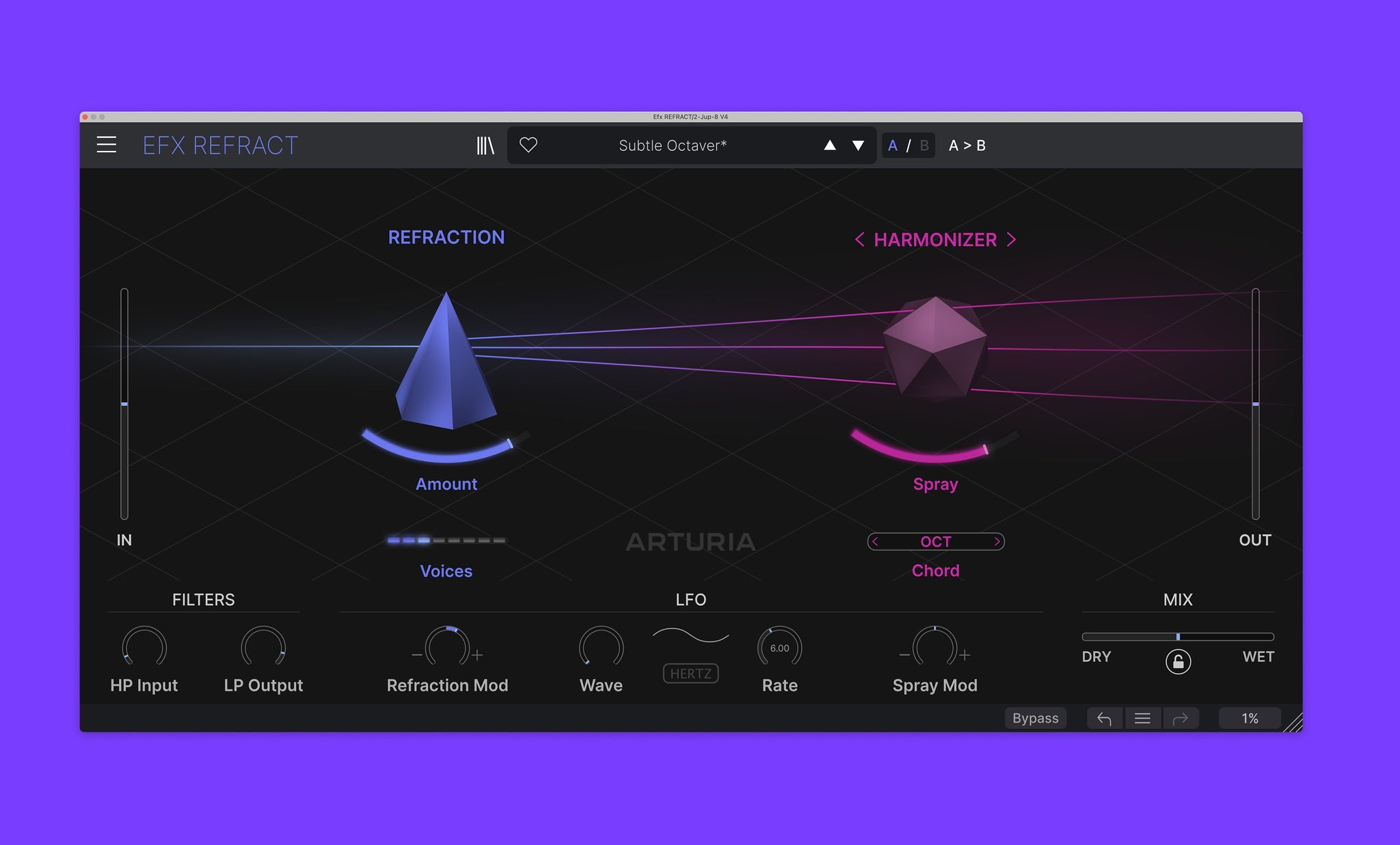 Arturia Efx REFRACT - Professional Audio Design, Inc