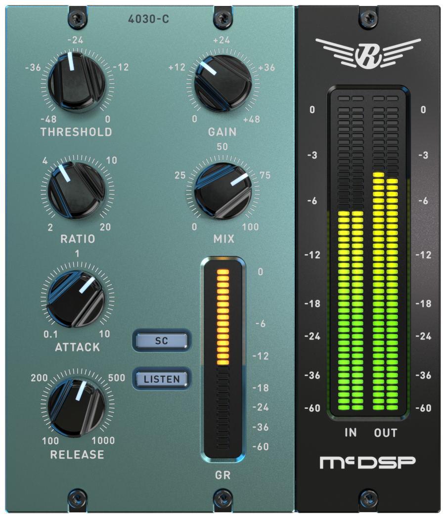 McDSP 4030 Retro Compressor Native v7 - Plugin - Professional Audio Design, Inc
