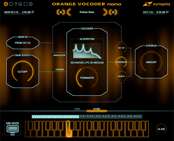 Zynaptiq ORANGE VOCODER NANO - Professional Audio Design, Inc