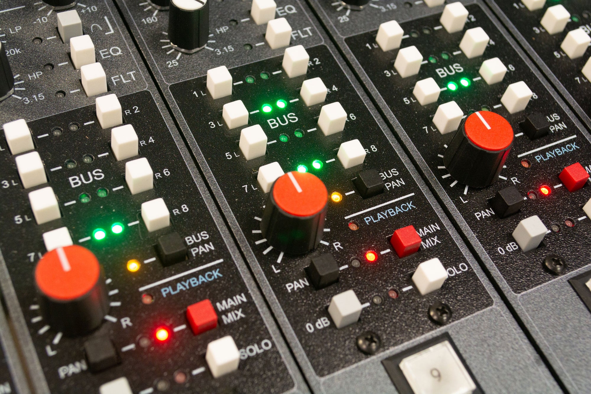 Harrison Audio 48 channel inline console - Professional Audio Design, Inc