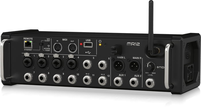 MIDAS-MR12 - 12-Input Digital Mixer for iPad/Android Tablets ...