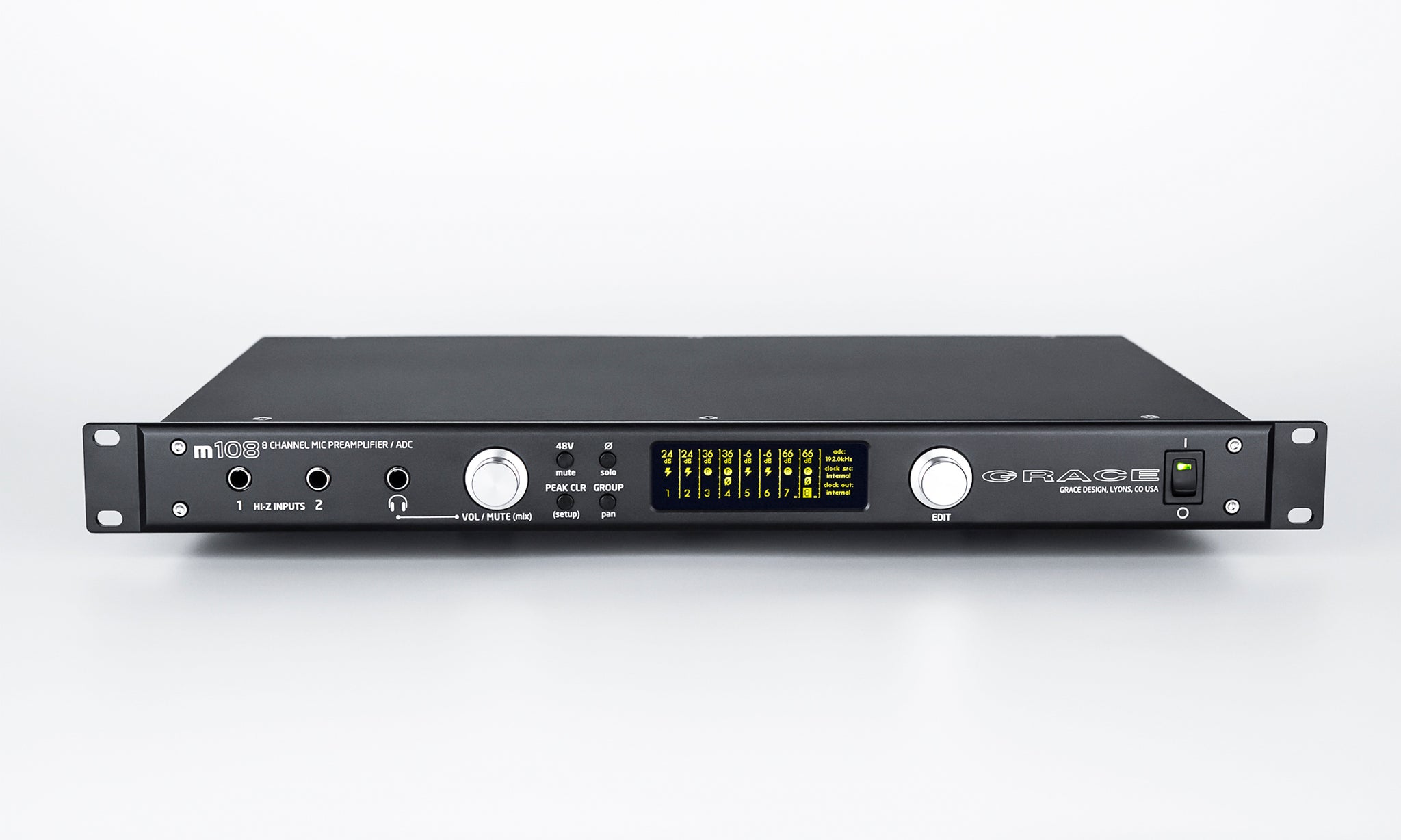 Grace Design m108 8-Channel Remote Preamplifier - Preamplifiers ...