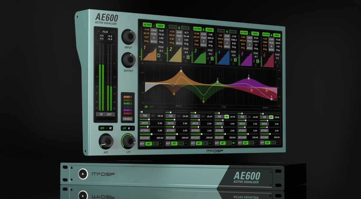 MCDSP AE600 Active EQ Native v7 - Plugin - Professional Audio Design, Inc