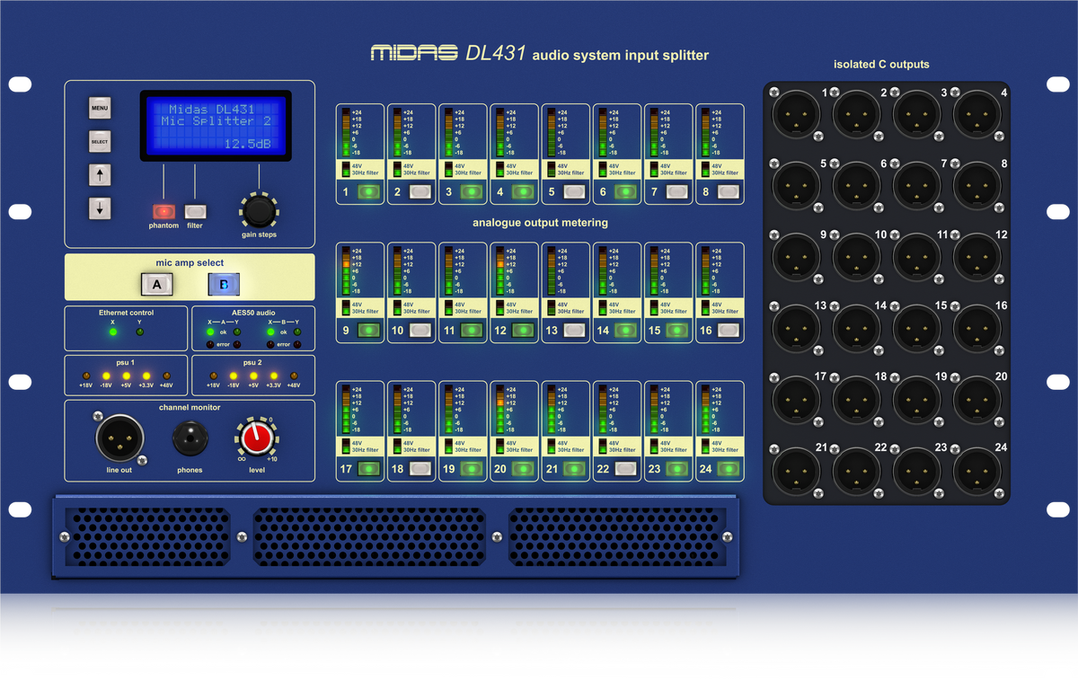 Midas DL431 - Professional Audio Design, Inc