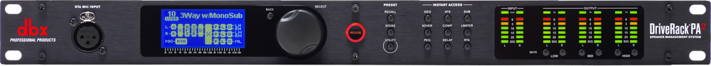dbx DriveRack PA2 - Complete Loudspeaker Management System ...