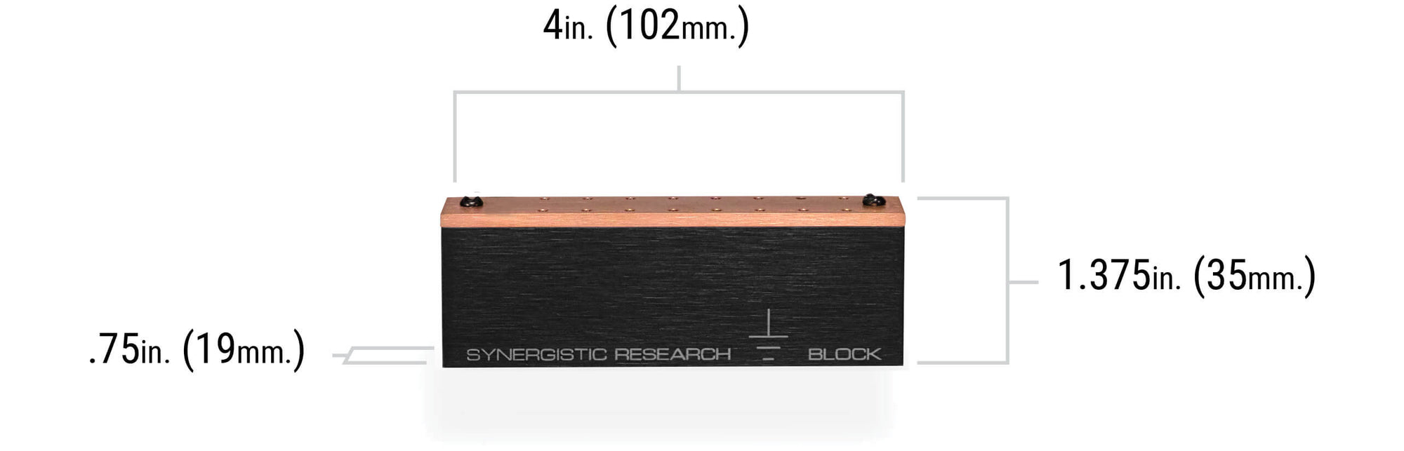 Synergistic Research Ground Block - Accessories - Professional Audio ...