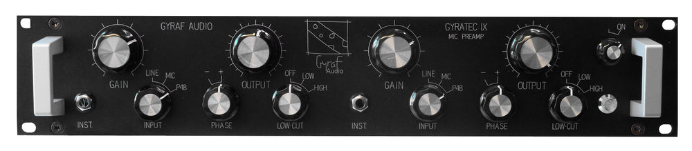 Gryaf Audio G9 Stereo Tube Mic Pre - Mic Preamp - Professional Audio ...