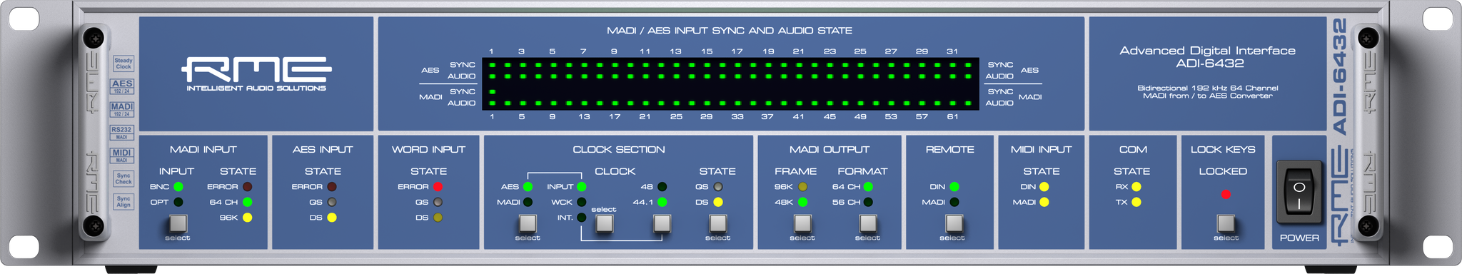 RME ADI-6432 - Converters - Professional Audio Design, Inc