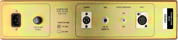 Chandler Limited RS124 Compressor - Compressor - Professional Audio ...