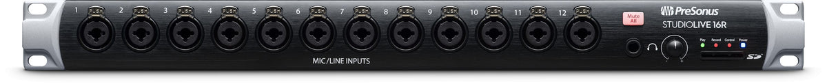 Presonus StudioLive 16R Digital Rack Mixer - Mixing Console ...