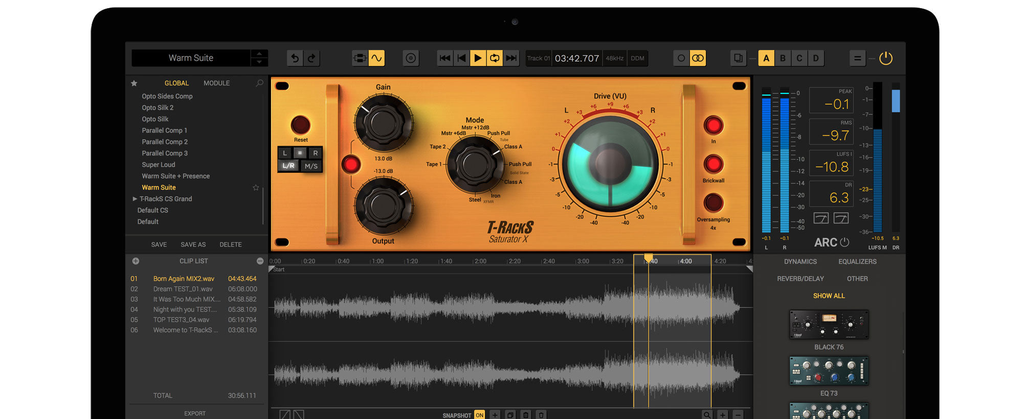 IK Multimedia Saturator X Plug-In - Professional Audio Design, Inc